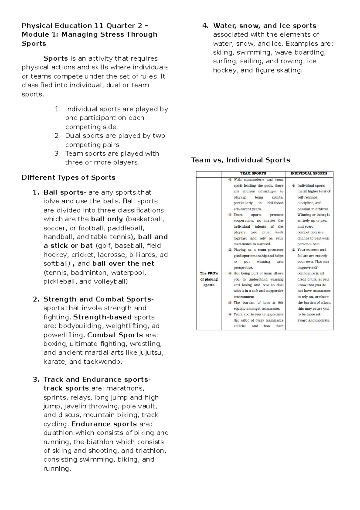 Physical Education 11 Quarter 2 - Physical Education 11 Quarter 2 ...