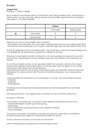 Voorbeeld van een Profielwerkstuk van het vak Economie in leerjaar HAVO ...