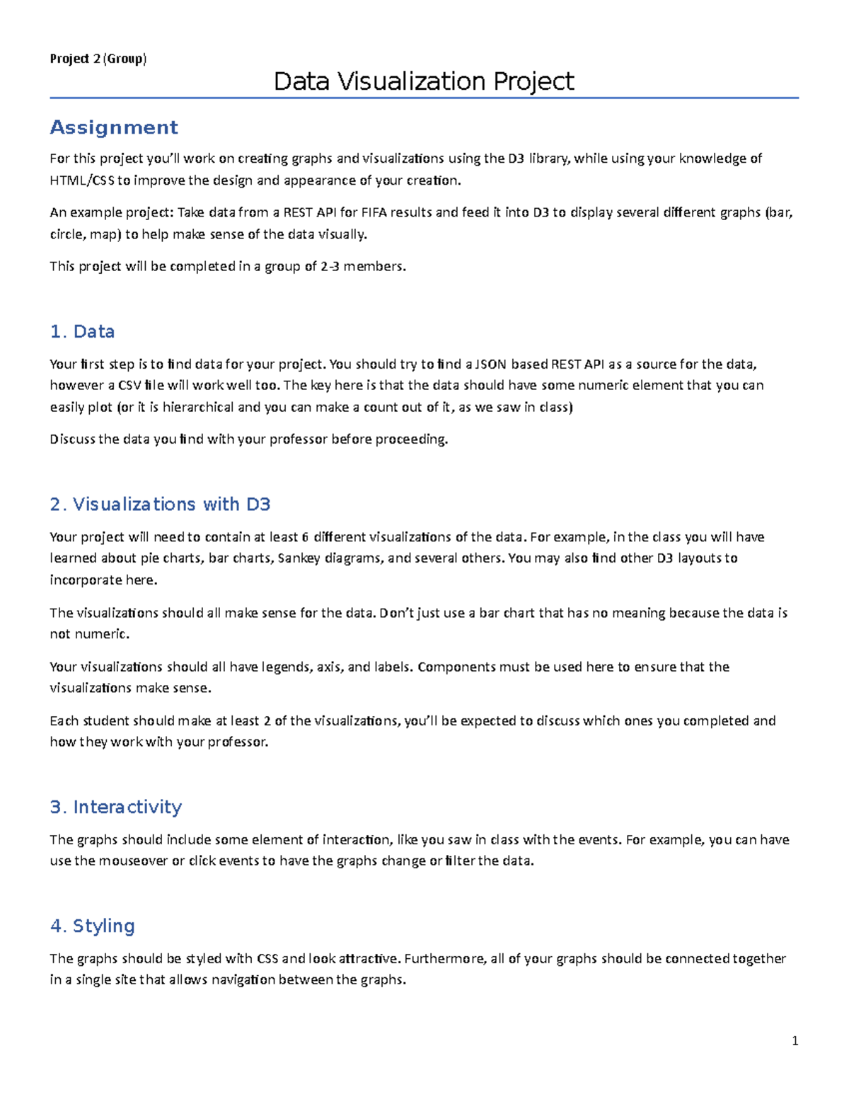 Project 2 - I need it for reference. - Project 2 (Group) Data ...