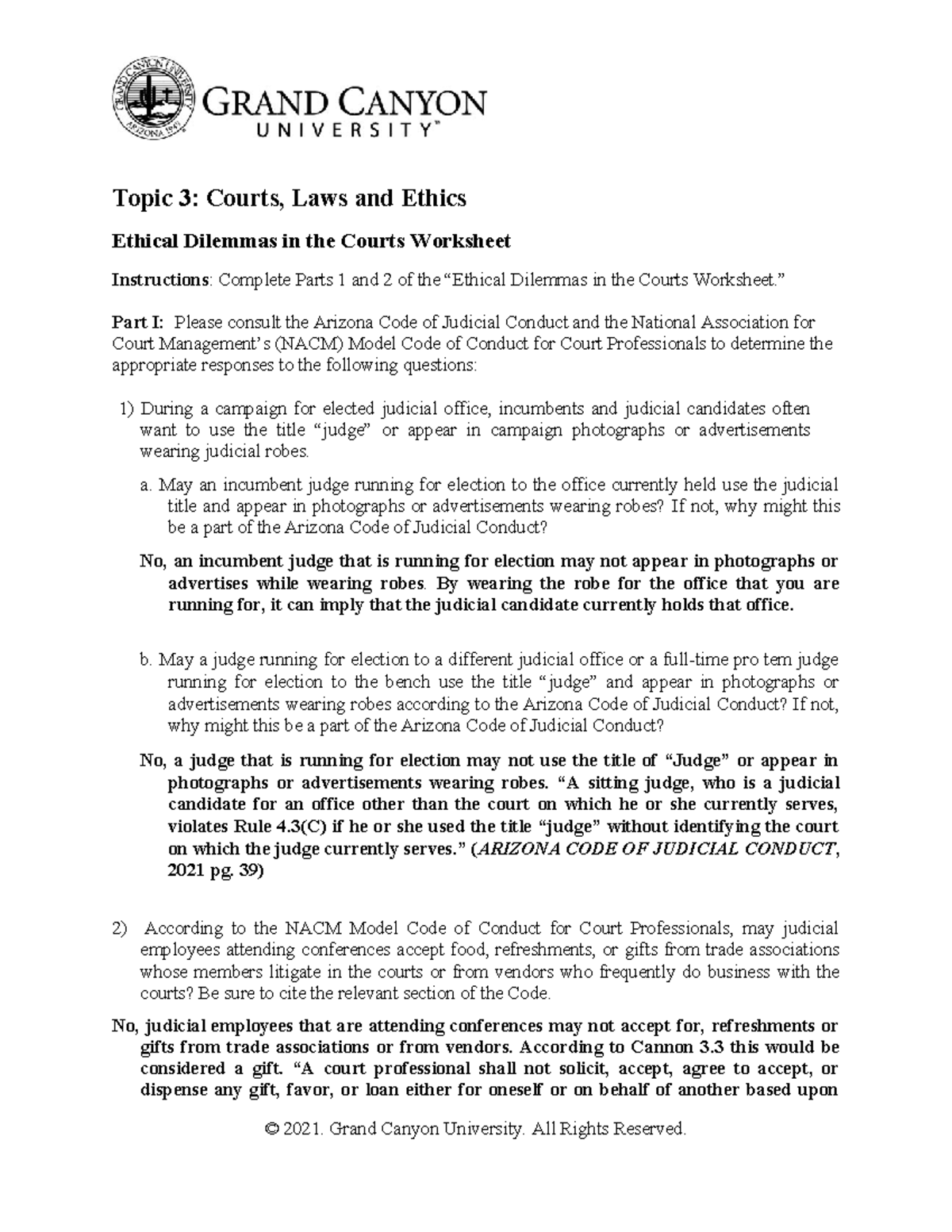 JUS-202-RS-T3.Ethical Dilemmas in the Courts Worksheet - Topic 3 ...
