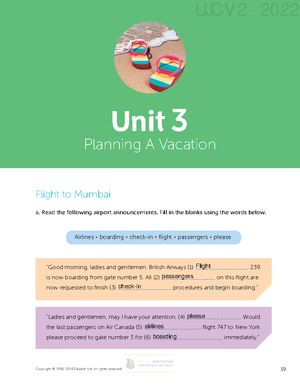 Basic 3 Workbook Unit 8 - Ingles - Basic 3 Unit 8 The Audition a ...
