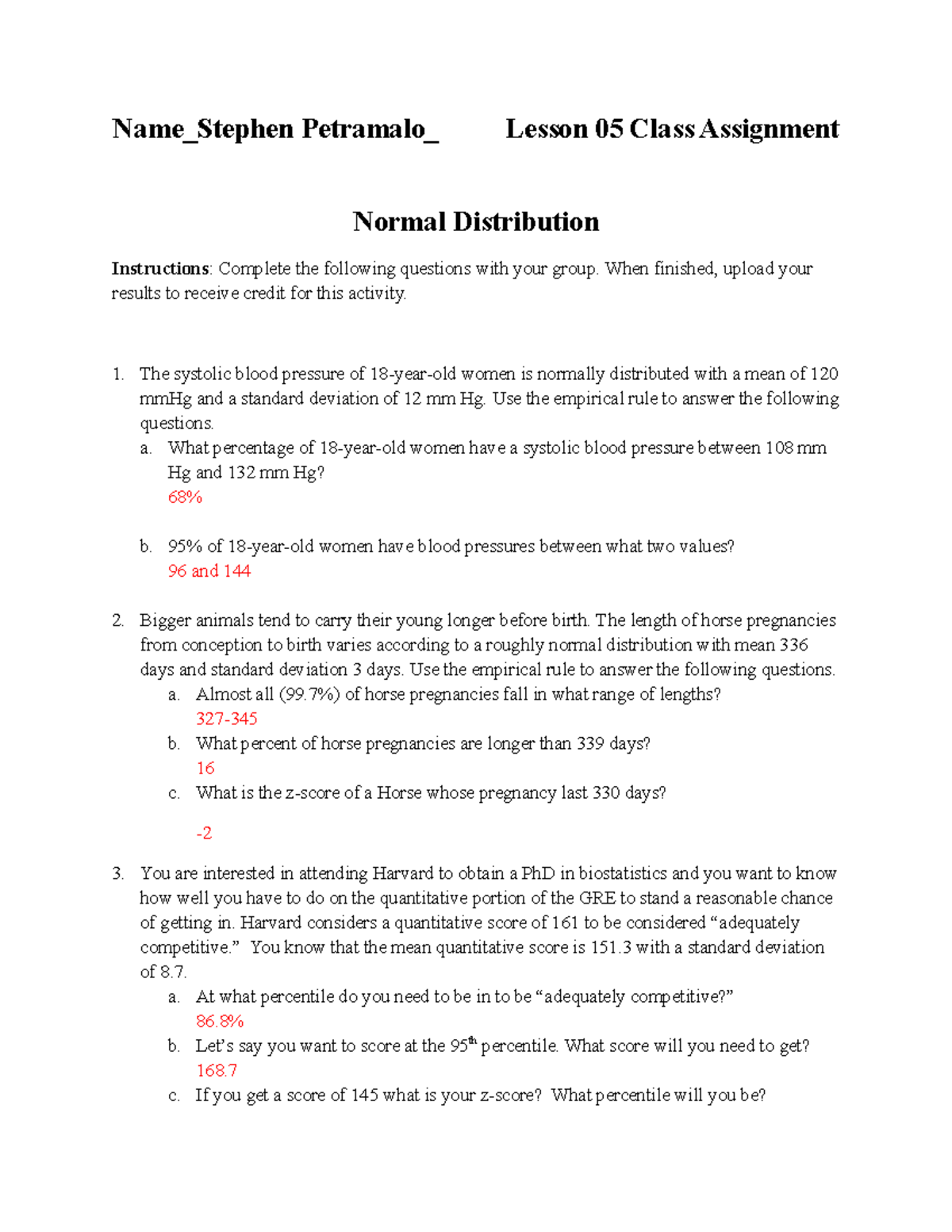 L05 Class Assignment - Answers - Name_Stephen Petramalo_ Lesson 05 ...