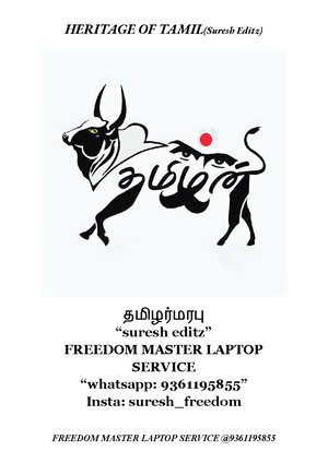 UNIT 5 heritage tamil - UNIT- CONTIBUTION OF TAMILS TO INDIAN NATIONAL ...