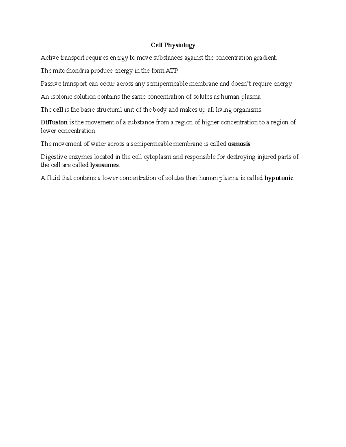 Cellphys - Notes on cell physiology - Cell Physiology Active transport ...