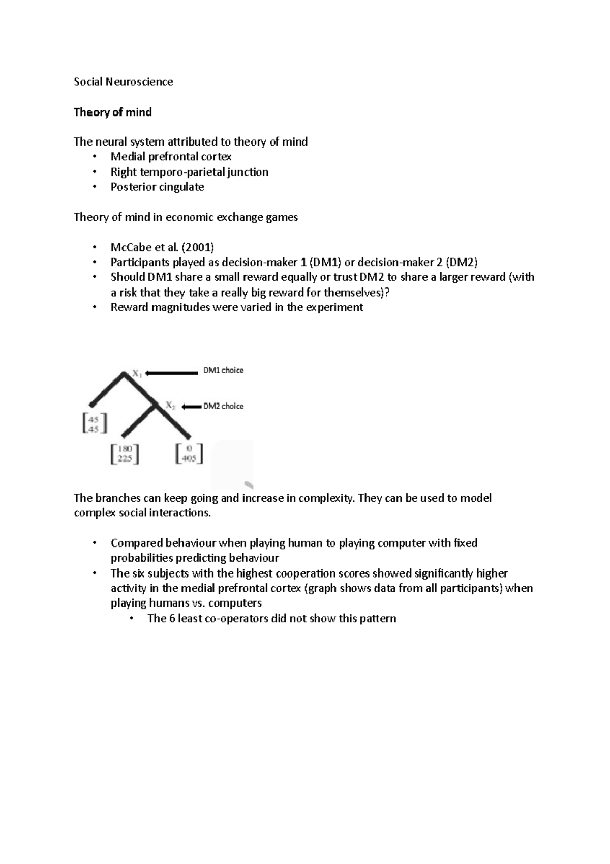 Social Neuroscience - Social Neuroscience Theory of mind The neural ...