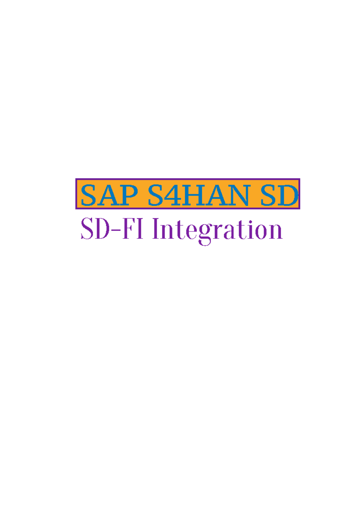 Sap sd,ABAP,MM,FICO - SD-FI Integration SAP S4HAN SD When goods are ...
