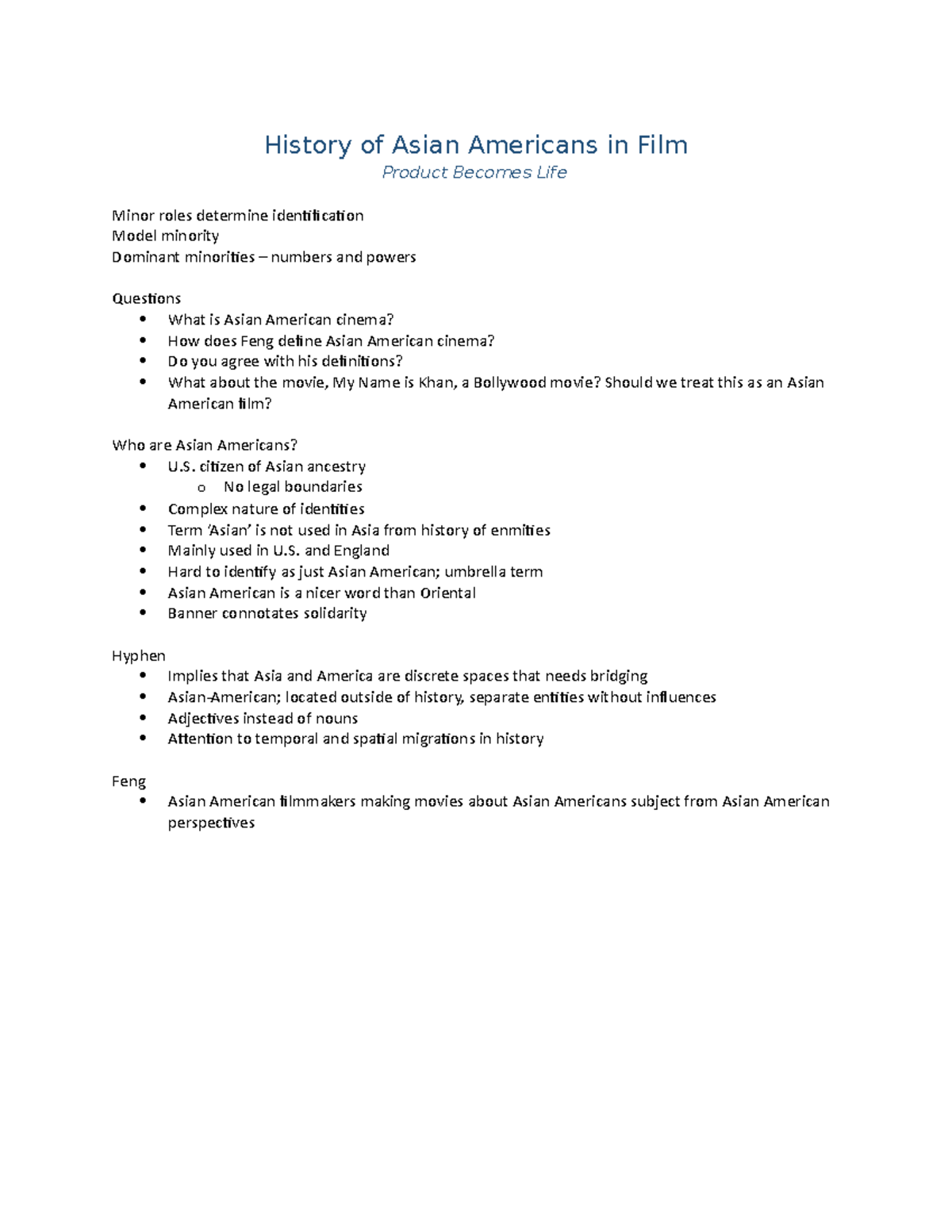 History of Asian Americans in Film - History of Asian Americans in Film ...