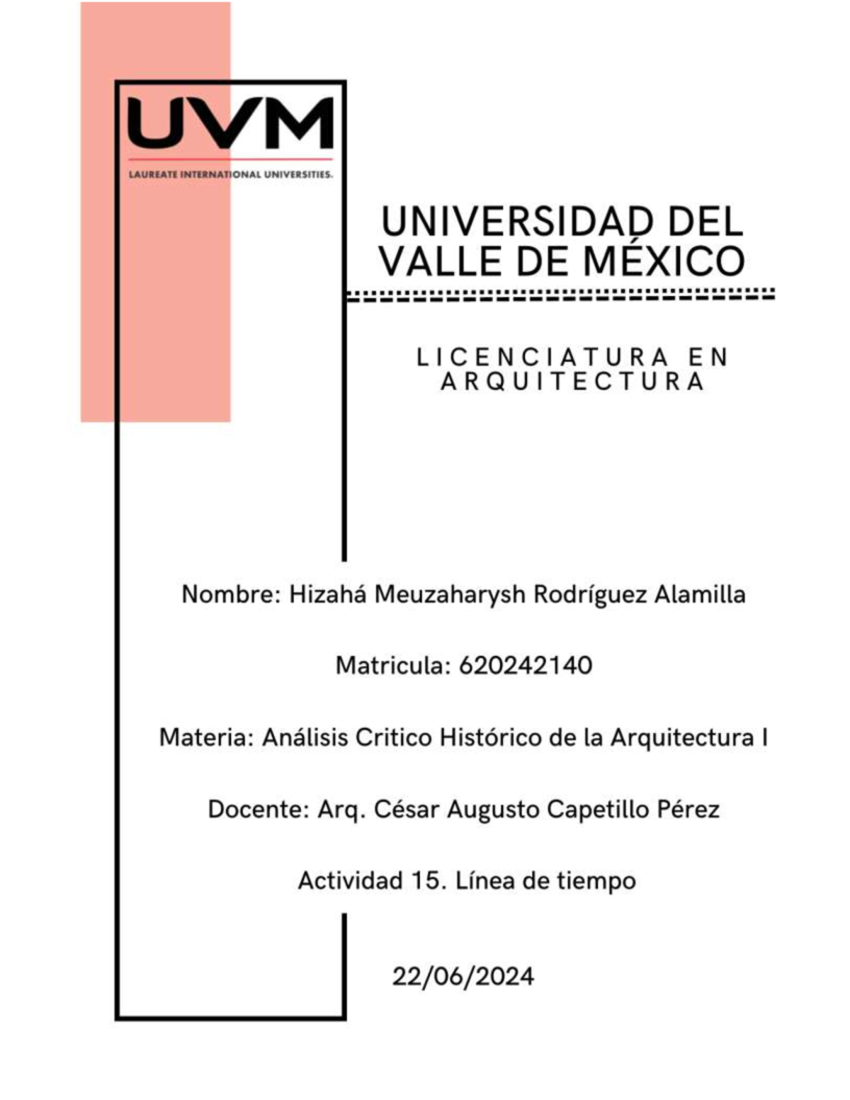 A15 HMRA - tarea linea del tiempo - Analisis Critico de la Arquitectura ...