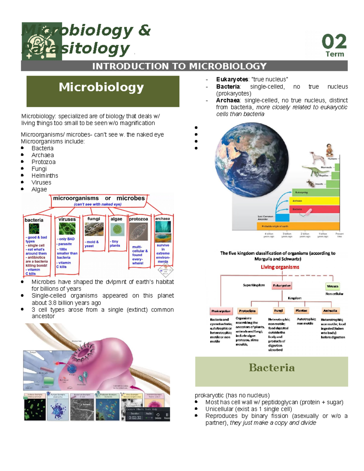 Microbiology Introduction - Microbiology & Parasitology Microbiology ...