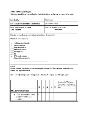Lesson PLAN 4 - BSED - Studocu