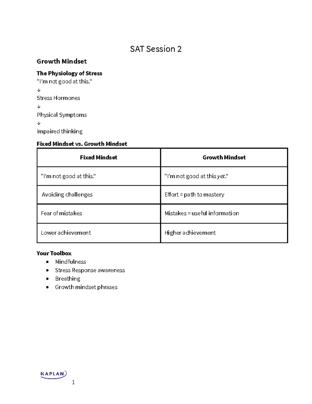 SAT Session 2 Sept 22 23 - SAT PREP FOR THIS COURSE - SAT Session 2 ...