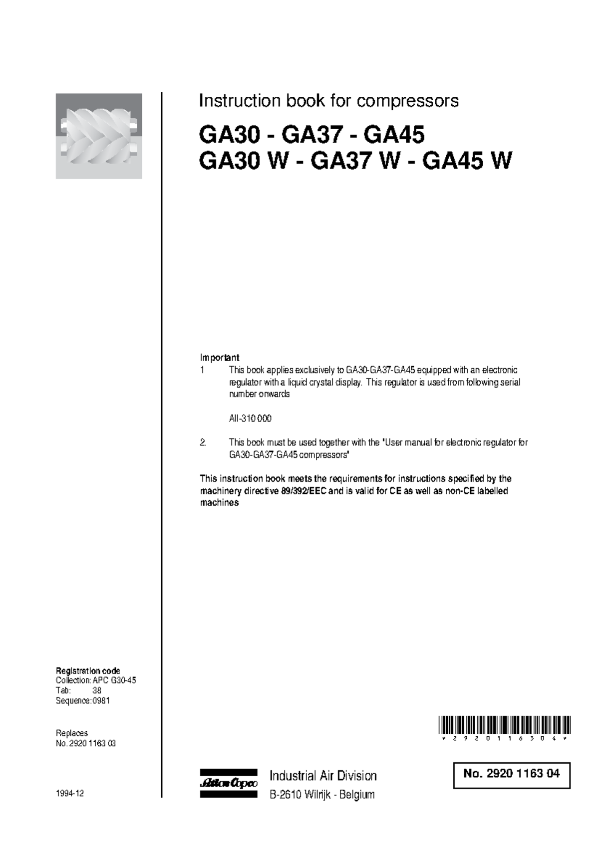 Atlas copco ga 45 pdf - EMPRENDIMIENTO PARA EL DESARROLLO SOSTENIBLE ...