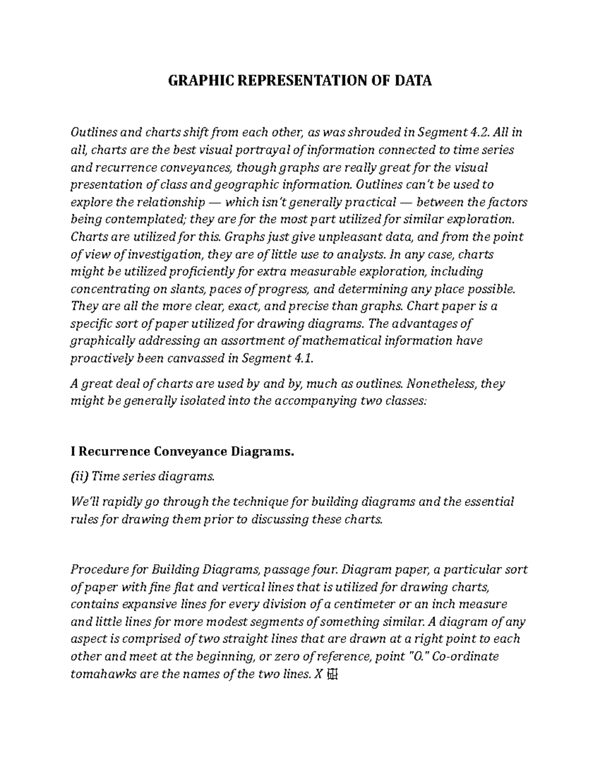 Graphic Representation OF DATA - GRAPHIC REPRESENTATION OF DATA ...