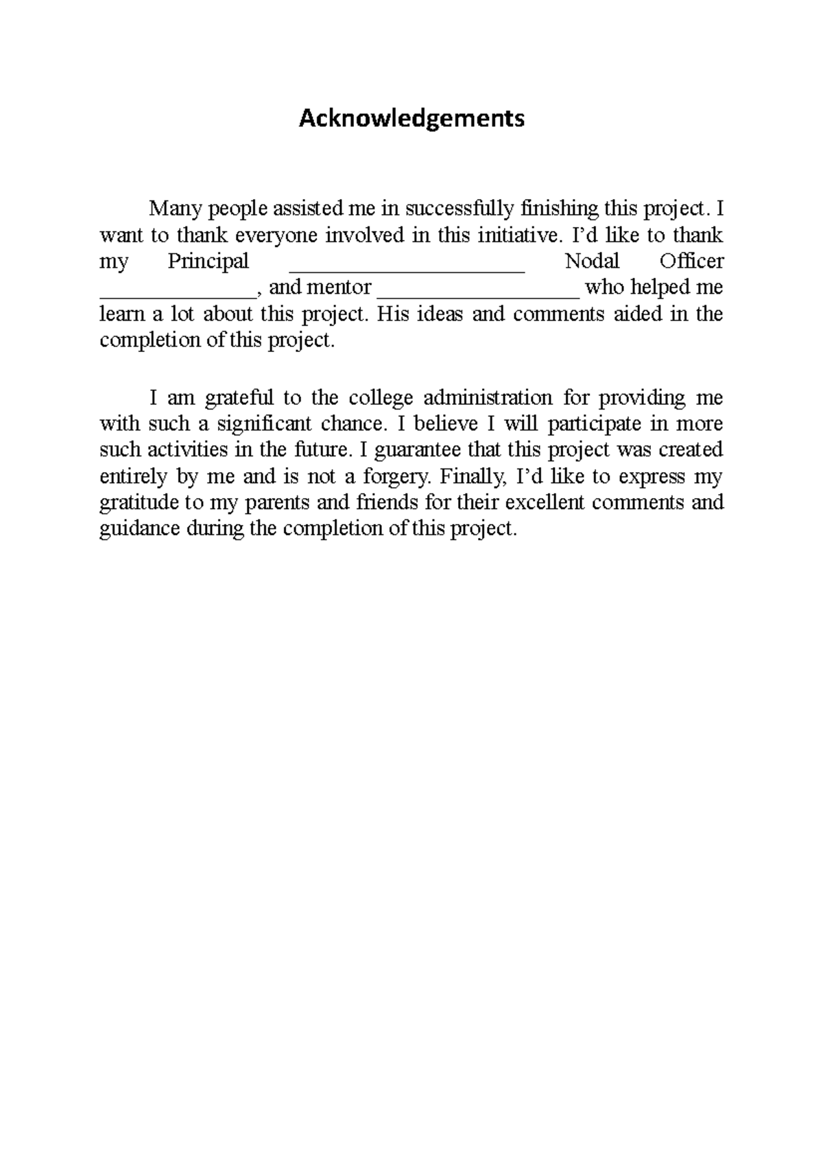 Blue prisam - sddsdff - Acknowledgements Many people assisted me in ...