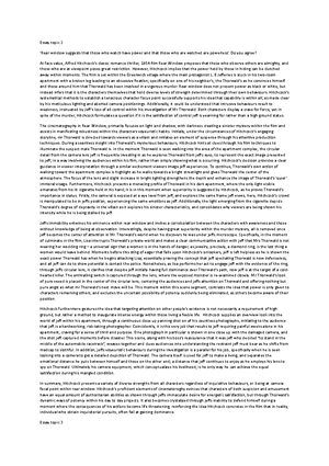 Essay Topics SB - Year 12 English Sunset Boulevard – Billy Wilder Essay ...