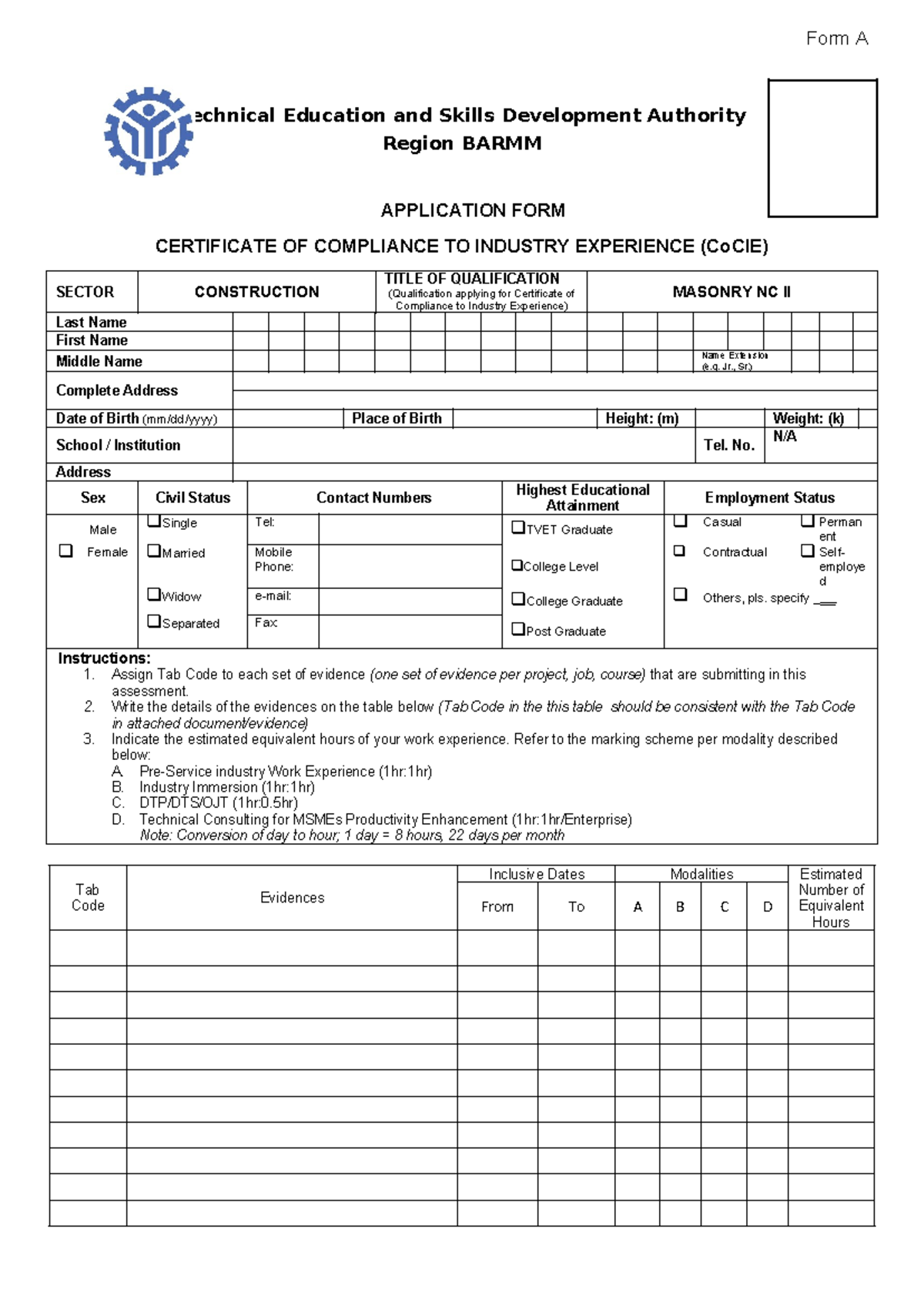 Cocie- Sarah - Technical Education and Skills Development Authority ...