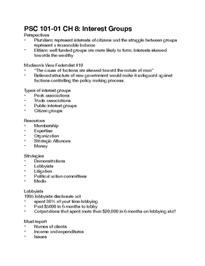 PSC 101-01 CH 12: The Executive Branch - PSC 101-01 CH 12: The ...