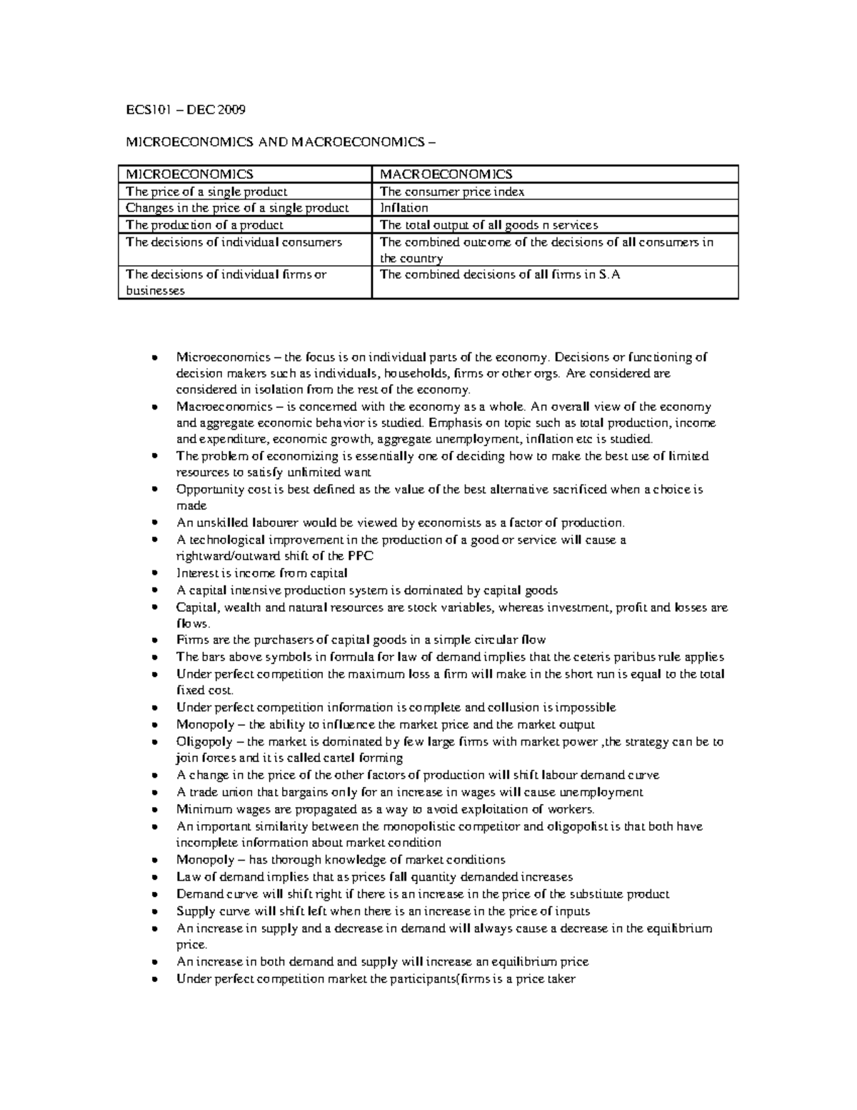 ECS EXAM NOTES WITH ANSWERS - ECC312 - Unisa - Studocu