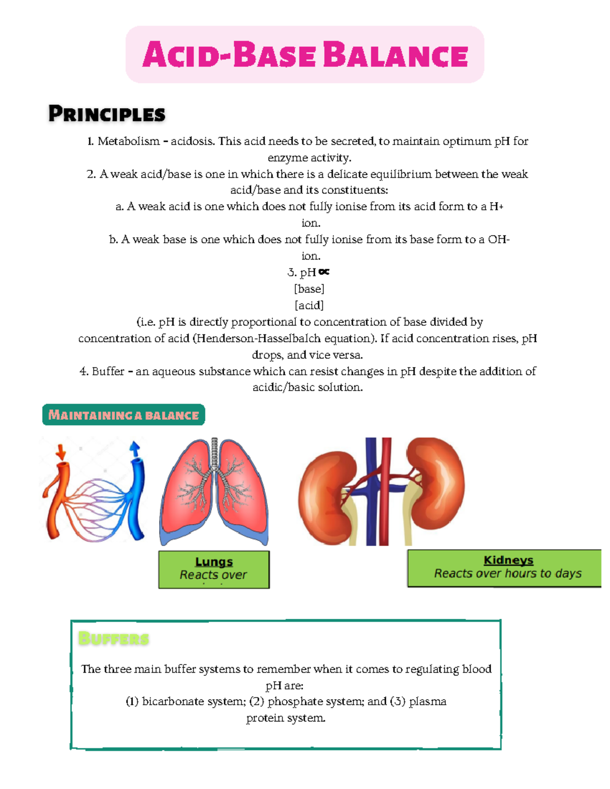 Acid Base Balance - Acids and Bases. - Acid-Base Balance Metabolism ...