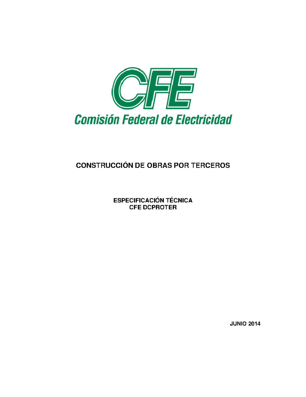 Dcproter - procedimiento de aportaciones a terceros para obra eléctrica ...