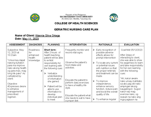PT Cook A Dish - Performance Task - MAPEH - Health - DAVAO CHRISTIAN ...