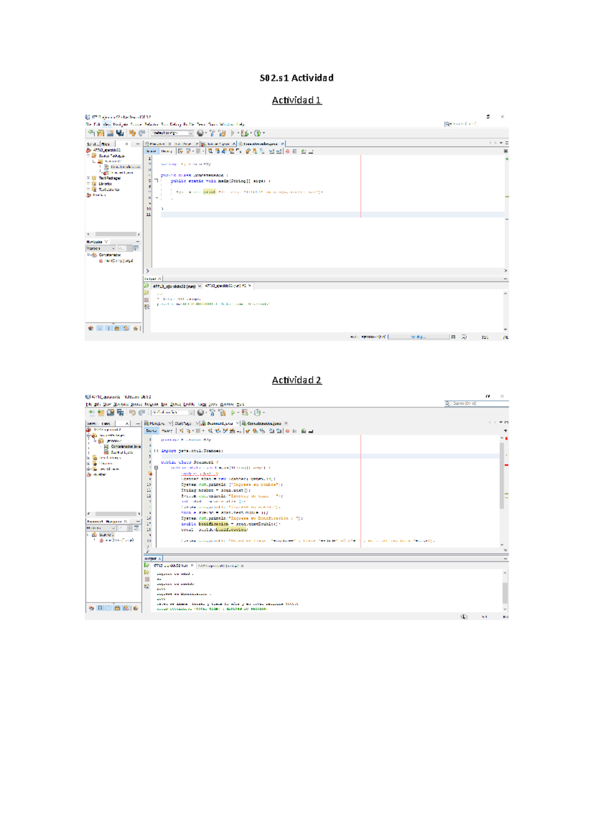 S02.s1 Actividad - Problemas resueltos de programacion - Taller de ...