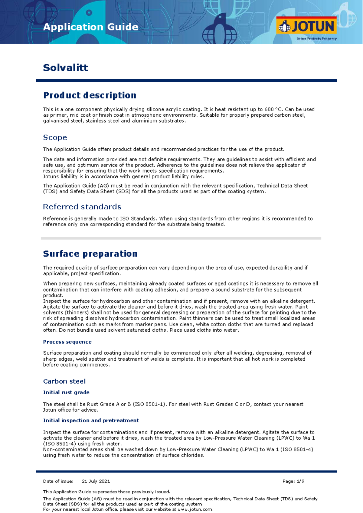 AG¤720¤Solvalitt¤Euk¤GB - Solvalitt Product description This is a one ...