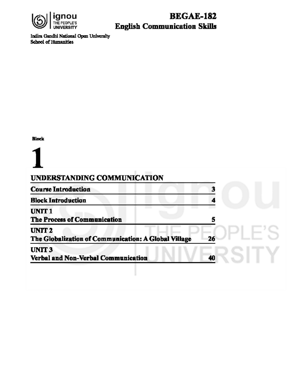 Begae-182 - ...... - B A Honours Psychology - Studocu