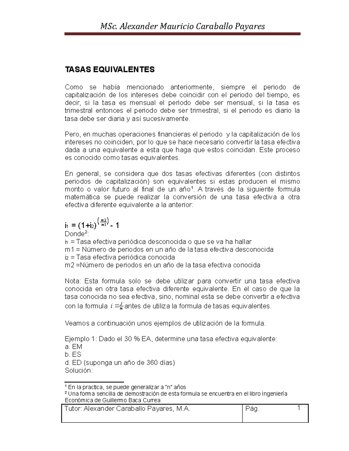 Comtabilidad de costos - MSc. Alexander Mauricio Caraballo Payares ...
