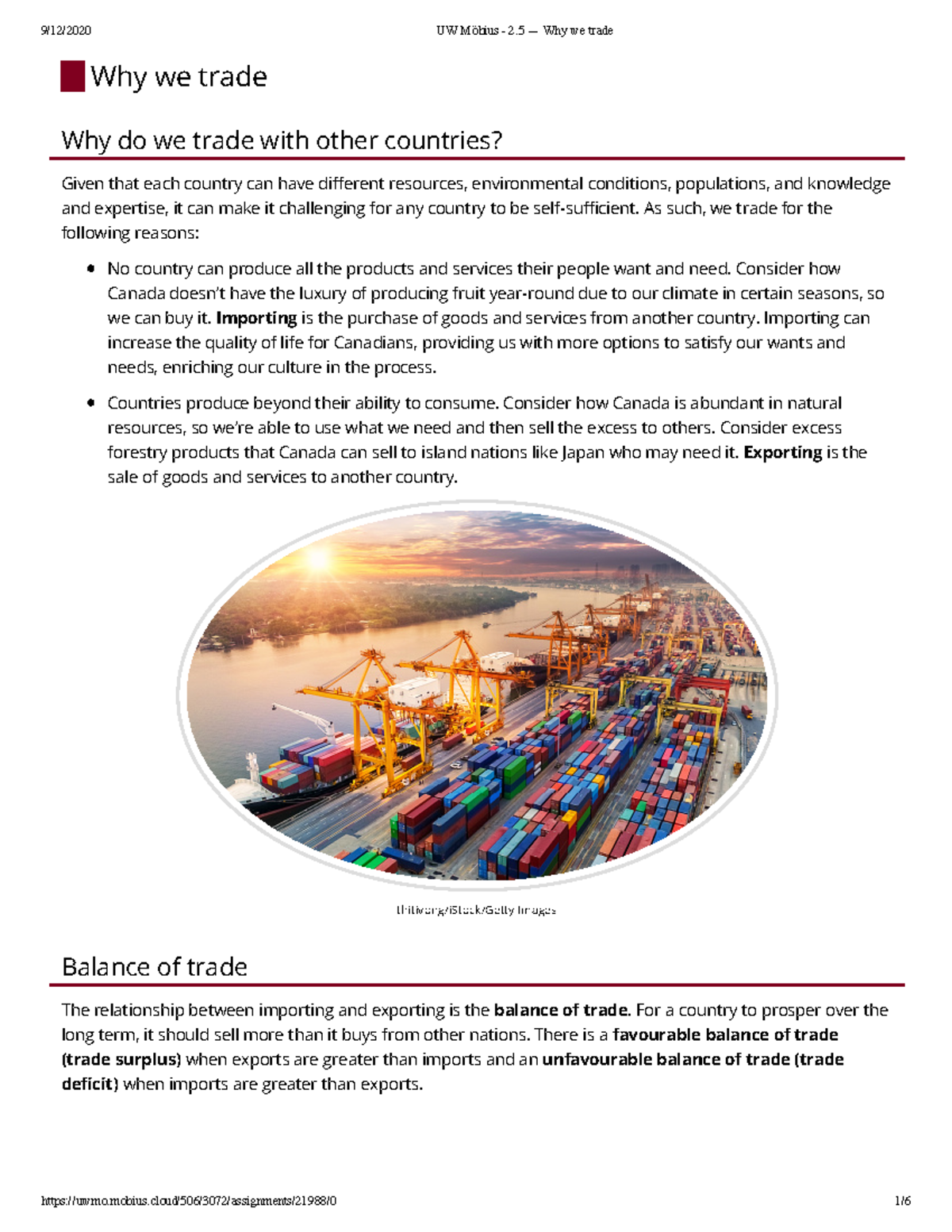 Marketing and Accounting - Why we trade Why do we trade with other ...