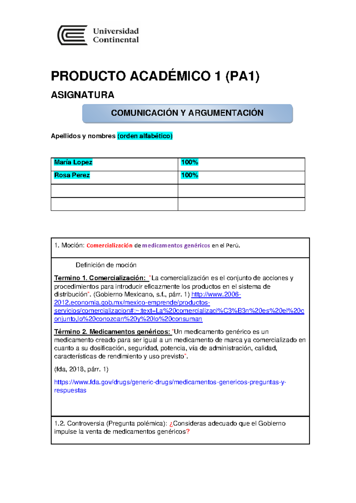 Ejemplo de PA1 - asdasdasdasdsa - PRODUCTO ACADÉMICO 1 (PA1) ASIGNATURA ...