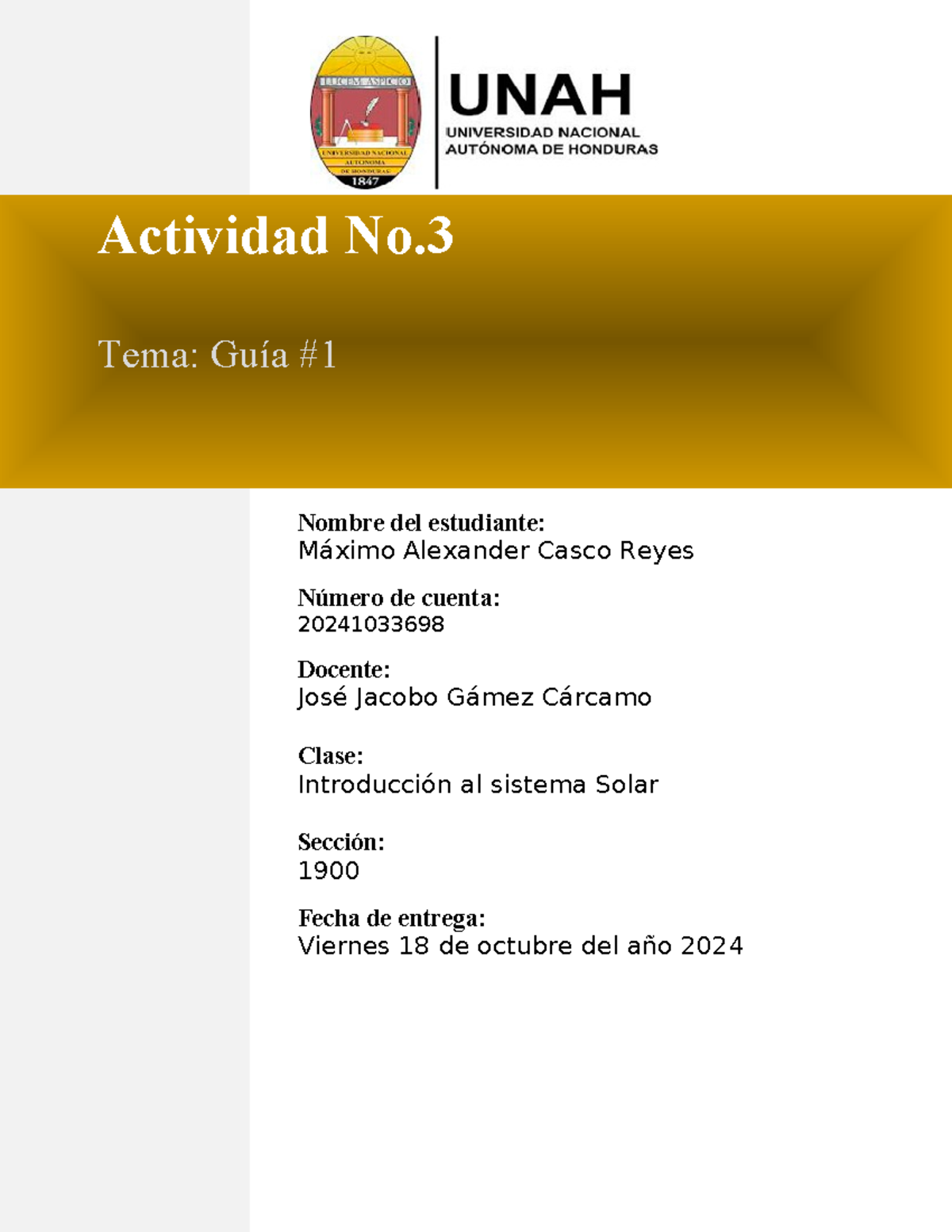 Guia-de-estudio 1 AN113 astronomia y el universo 23 - Nombre del ...