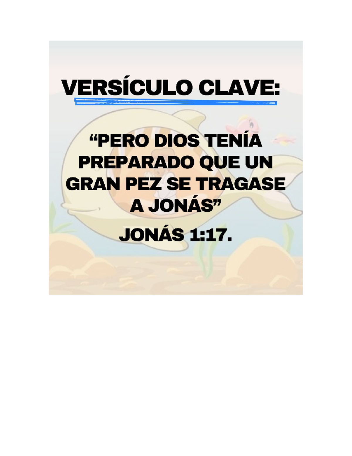 Versiculo Clave - Jonas - Seguridad Ocupacional - Studocu