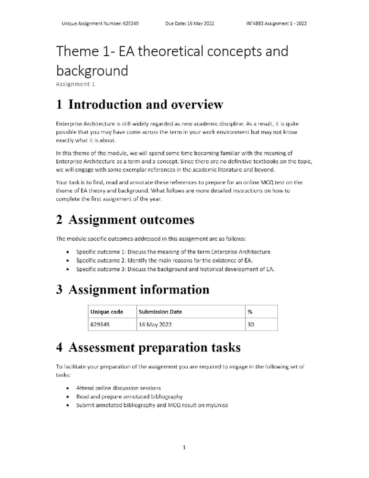 MCQ assessment 1 - 98908 - Studocu