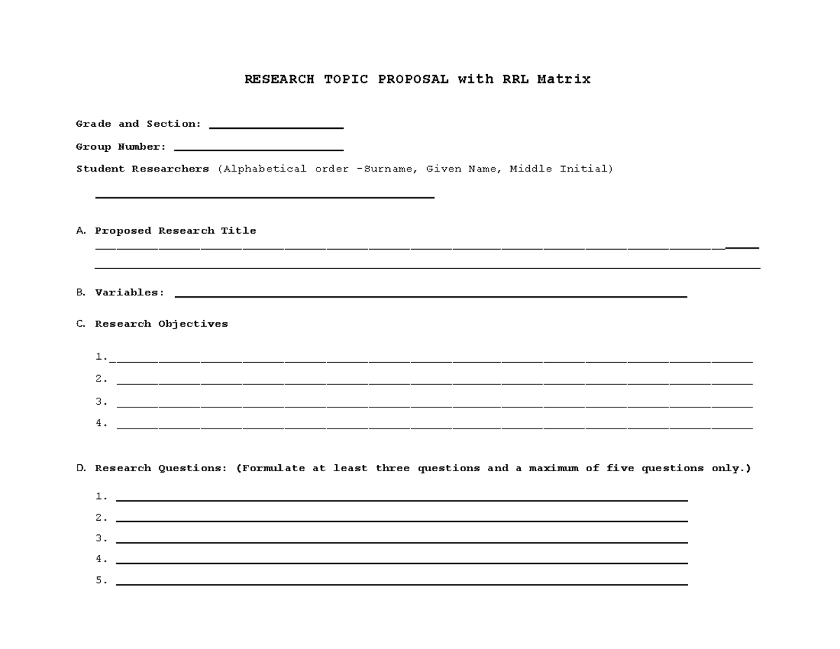 Individual- Research- Topic- Proposal 3Is - RESEARCH TOPIC PROPOSAL ...