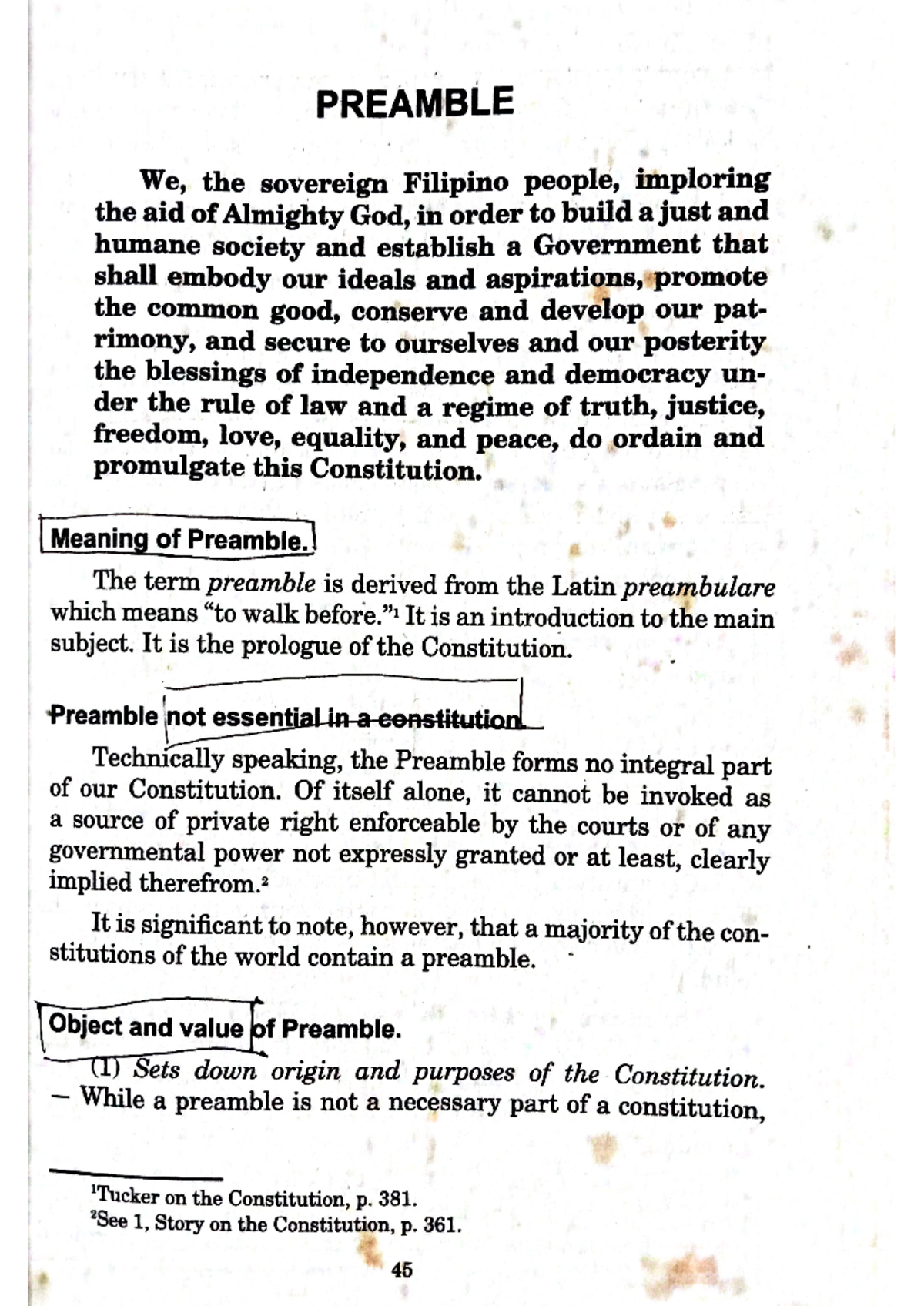 Preamble - Introduction to Political Science - Studocu