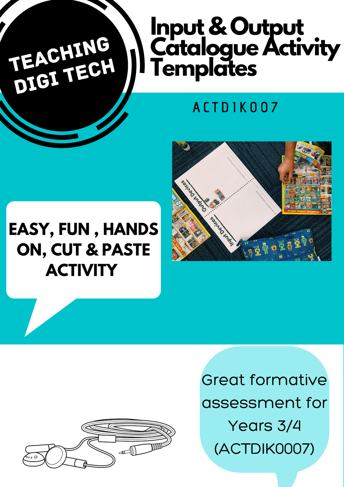 Inputand Output Devices Catalogue Activity Actdik 007Digital Technology ...