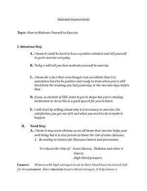 [Solved] Write an informative speech outline about how pets benefit ...
