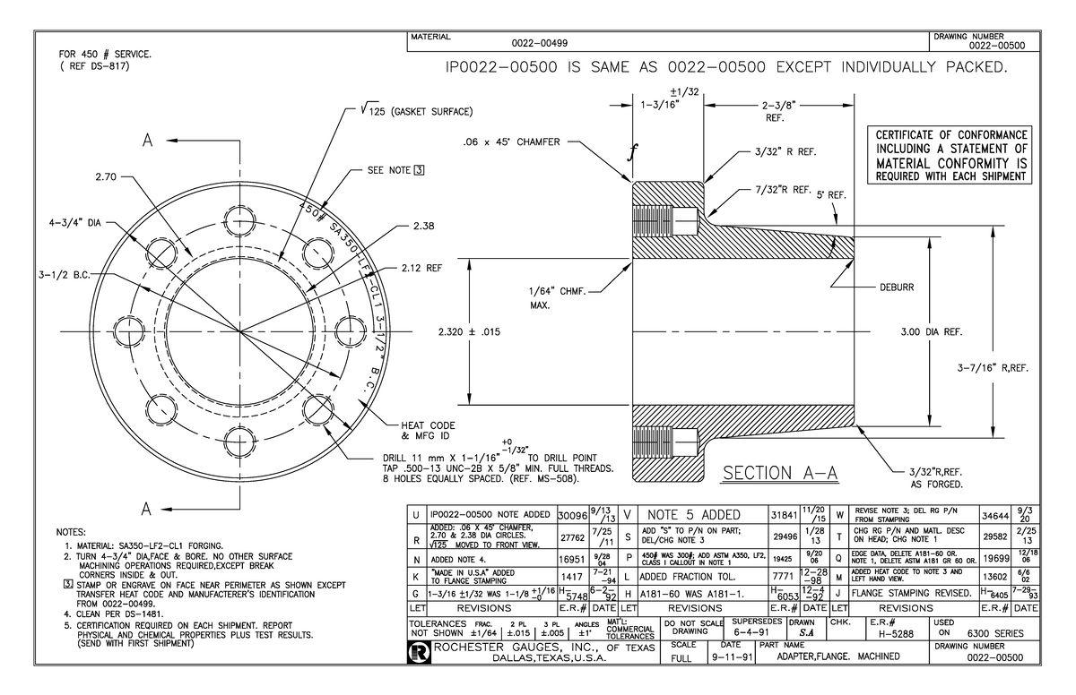 0022-00500 - diagrama de brida - Dibujo Mecánico - Studocu