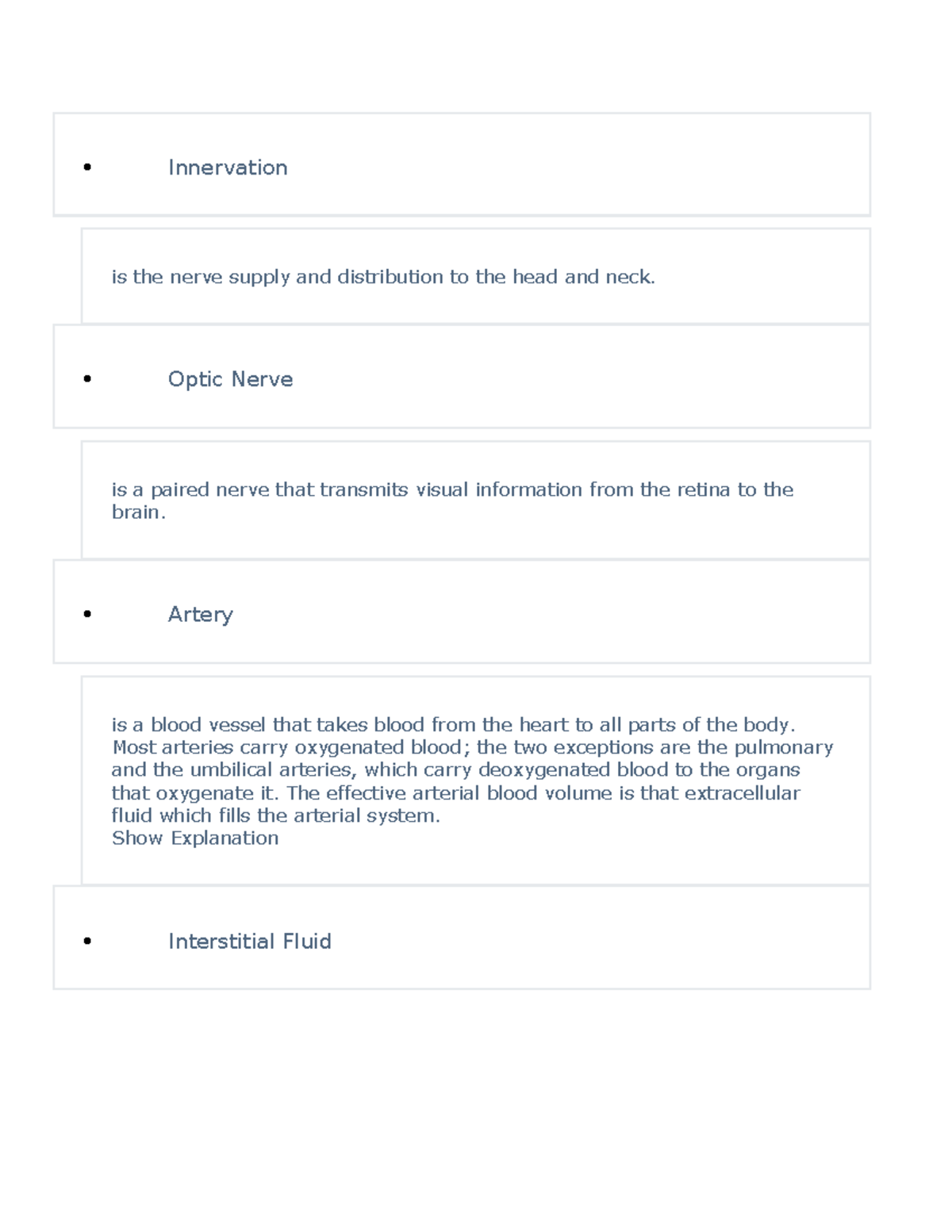 Anatomy and physiology terms - Innervation is the nerve supply and ...