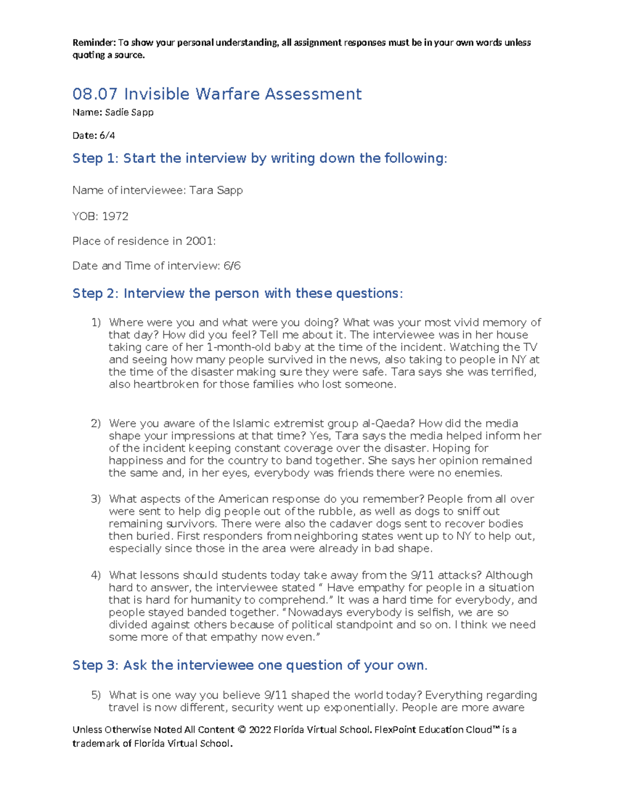 Invisible warfare wh - Reminder: To show your personal understanding ...