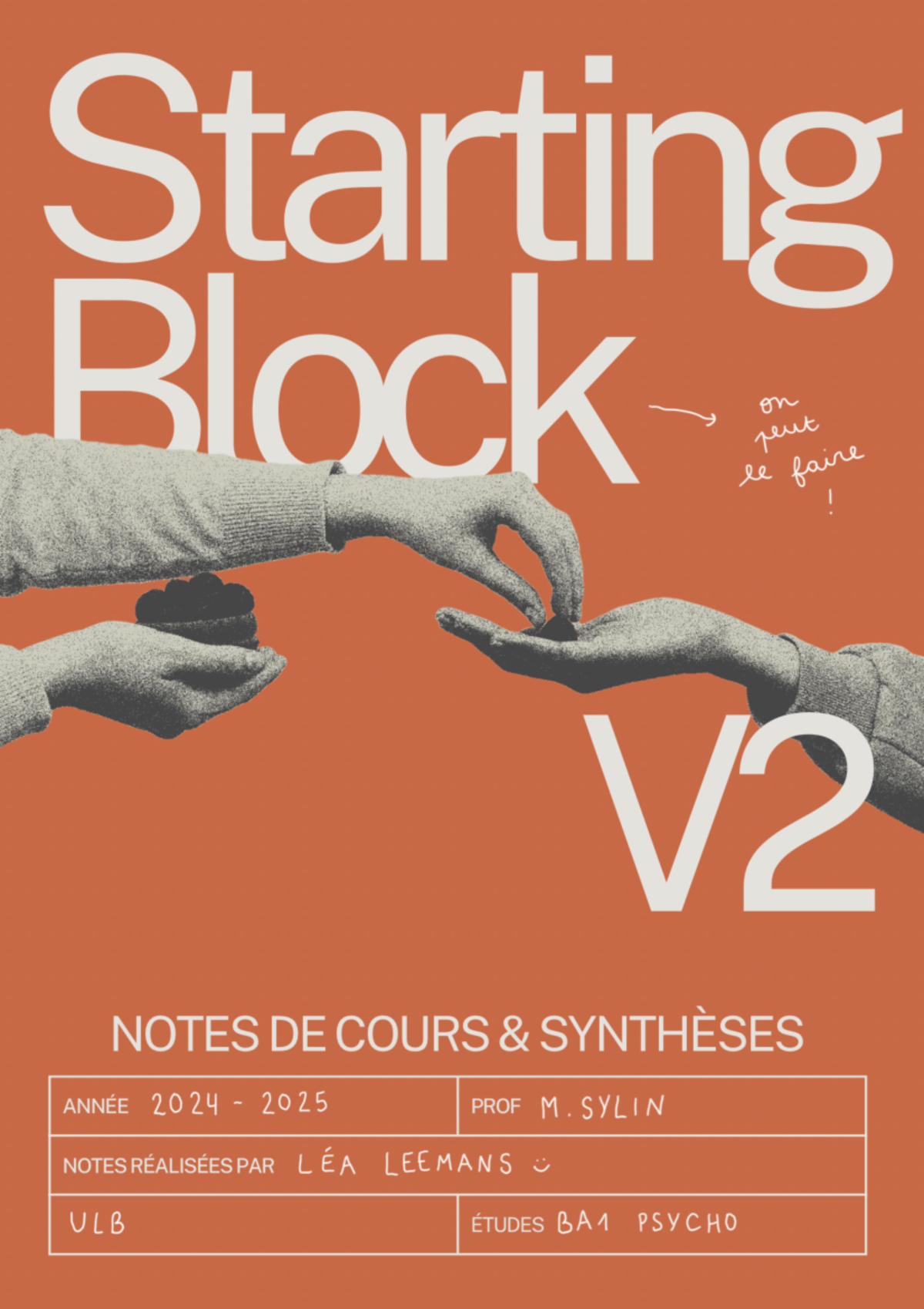 CM Starting Block - Notes de cours - [TITRE DU DOCUMENT] [Sous-titre du ...