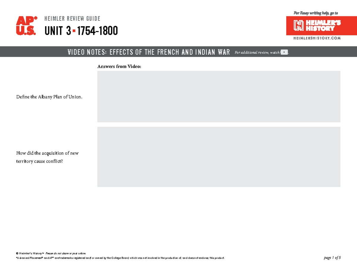 AP US HRG Unit 3 Noteguide - UNIT 3 1754- © Heimler’s History TM Please ...