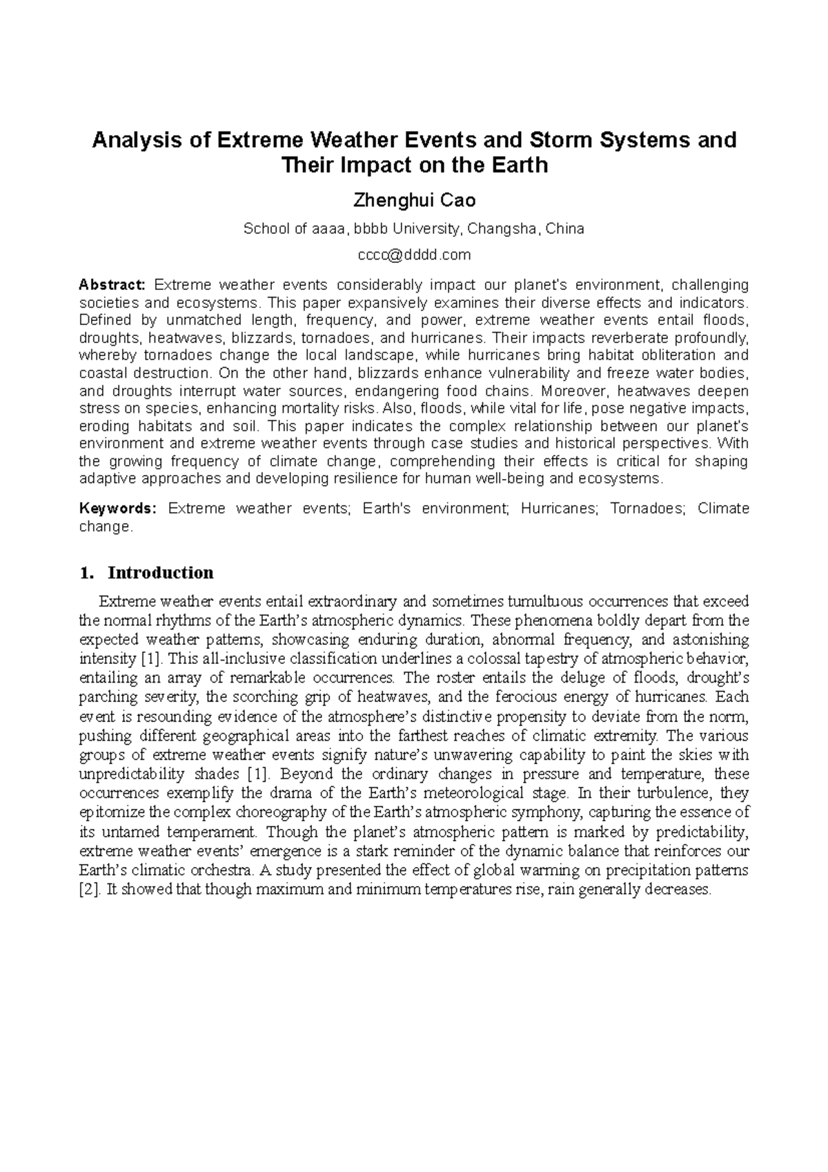 Extreme Weather Events (feedback revision) - Analysis of Extreme ...