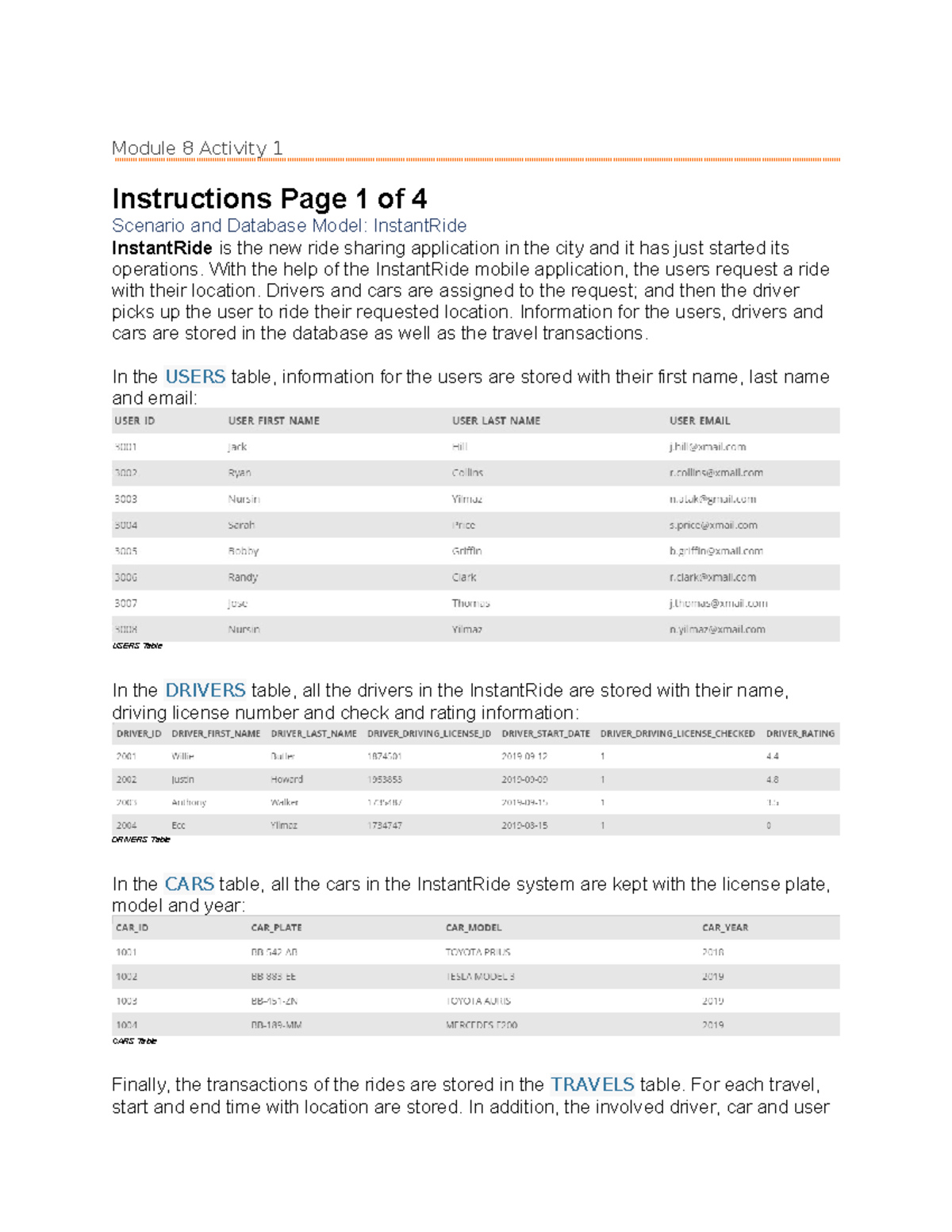 Attachment 1 Computer Hardware Cisy 303 Module 8 Activity 1 Instructions Page 1 Of 4