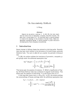 ON THE Classification OF Pascal, Almost Everywhere - ON THE ...