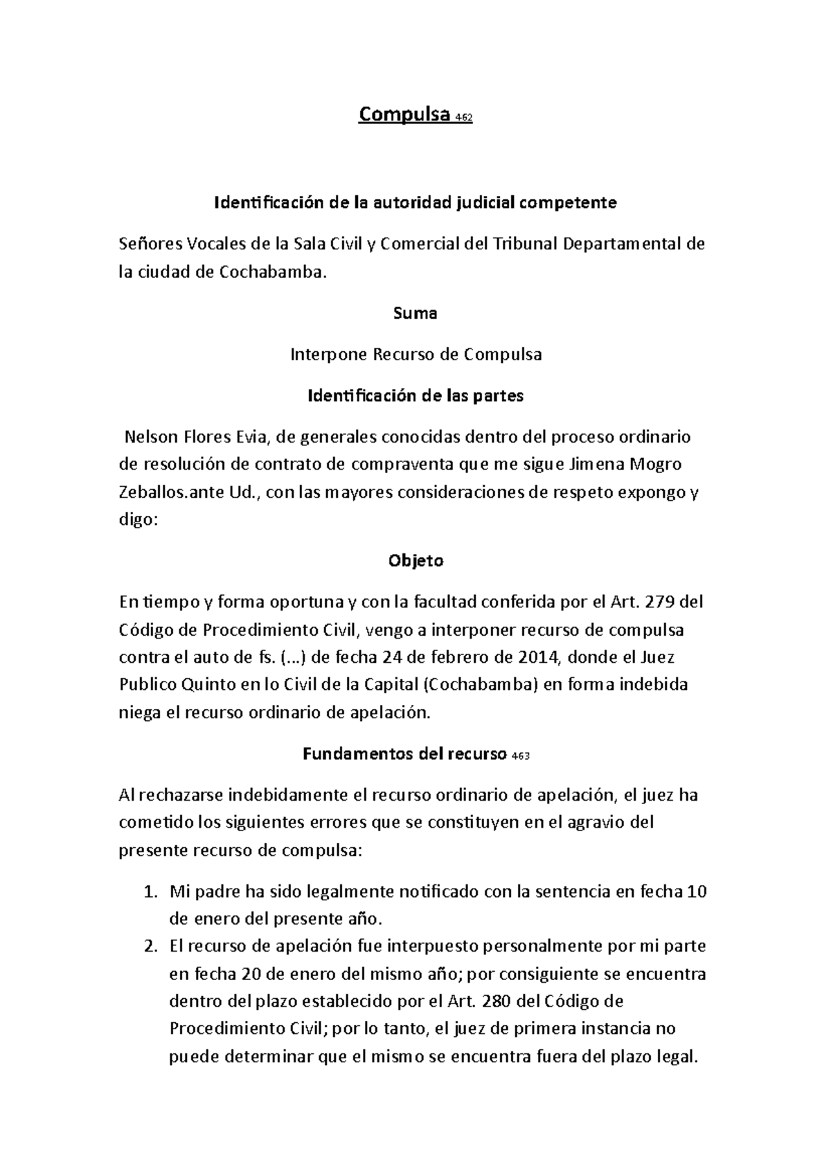 Compulsa 462 - practicas forenses - Compulsa 462 Identificación de la ...