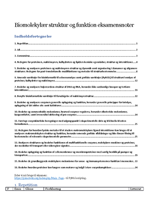TØ 18 - Lipider og cellemembraner - TØ 18 - Lipider og cellemembraner - Studocu