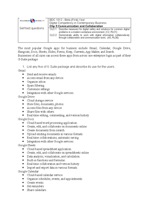 Practical 02 - C Fundamentals - AACS1074 Programming Concepts and Design I Practical 2: C - Studocu