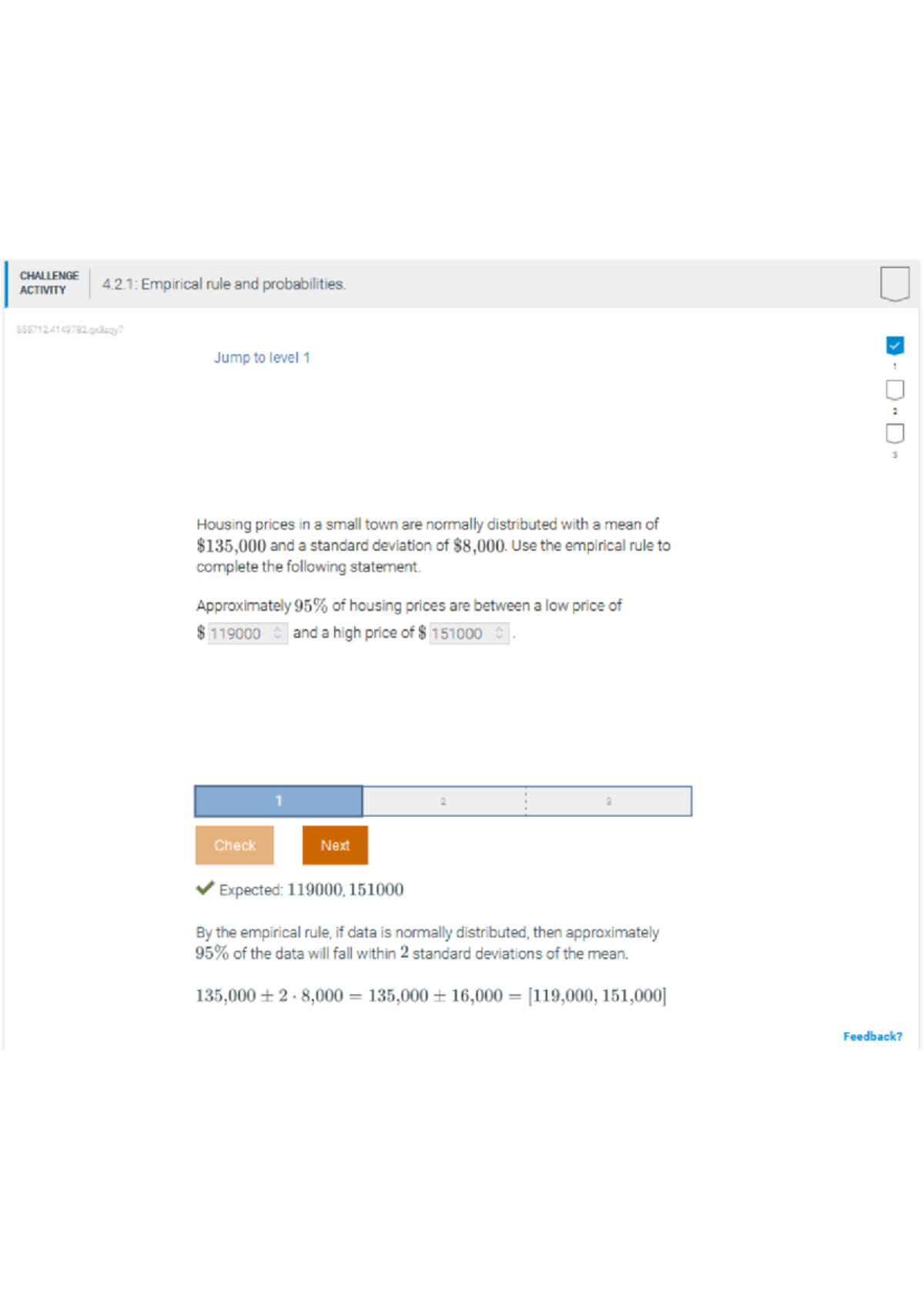 Zy Book 4.2.1 Part 1 of 3 - Challenge Activities with work shown to ...